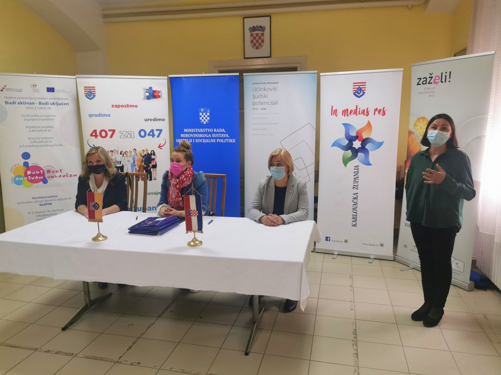 Državna tajnica Majda Burić uručila ugovore vrijednosti 3,3 milijuna kuna